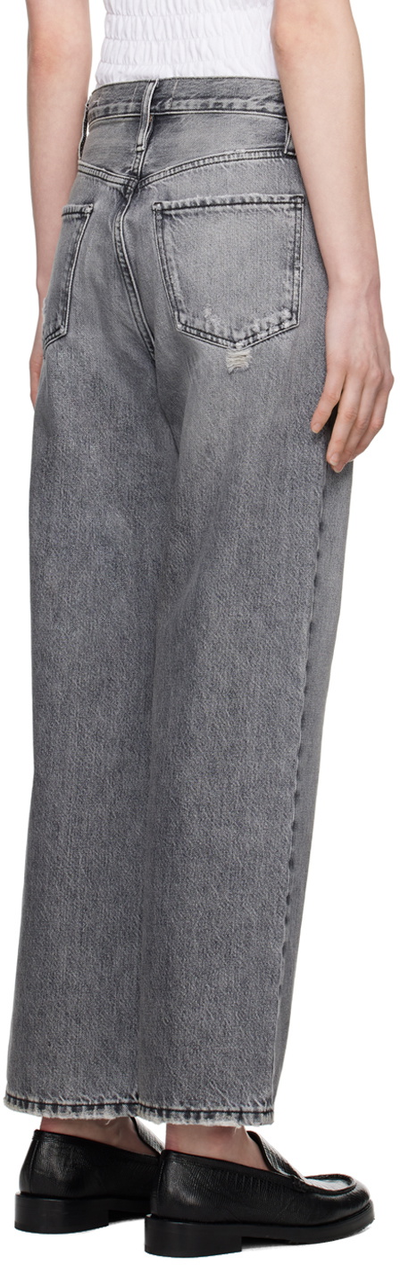 FRAME Gray 'Le Jane Crop' Jeans Frame Denim