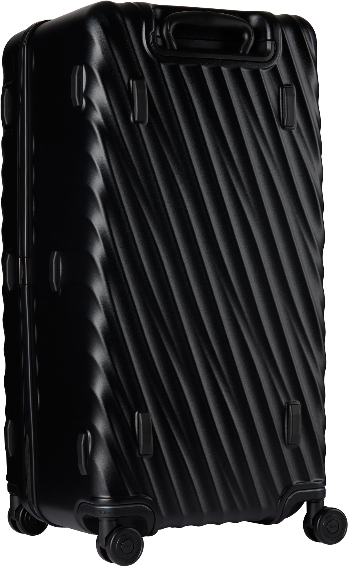Tumi Black Large Rolling Trunk Suitcase Tumi