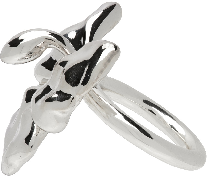 HUGO KREIT Silver Bow Ring Hugo Kreit