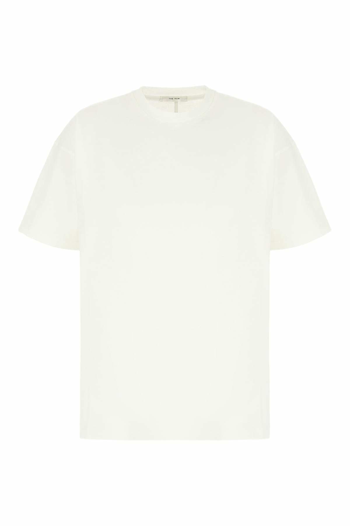 The Row Ivory Cotton Oversize T-shirt The Row