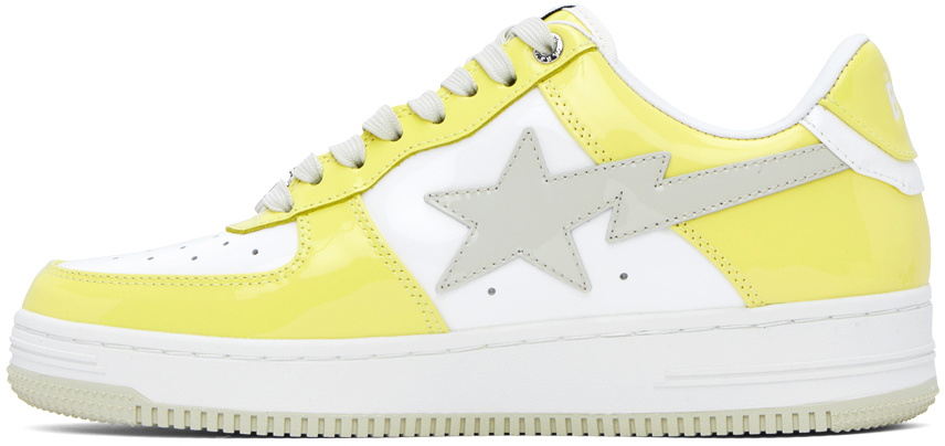 BAPE SSENSE Exclusive Yellow Sta Sneakers A Bathing Ape