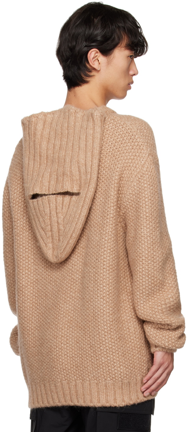 Givenchy Beige Balaclava Sweater Givenchy