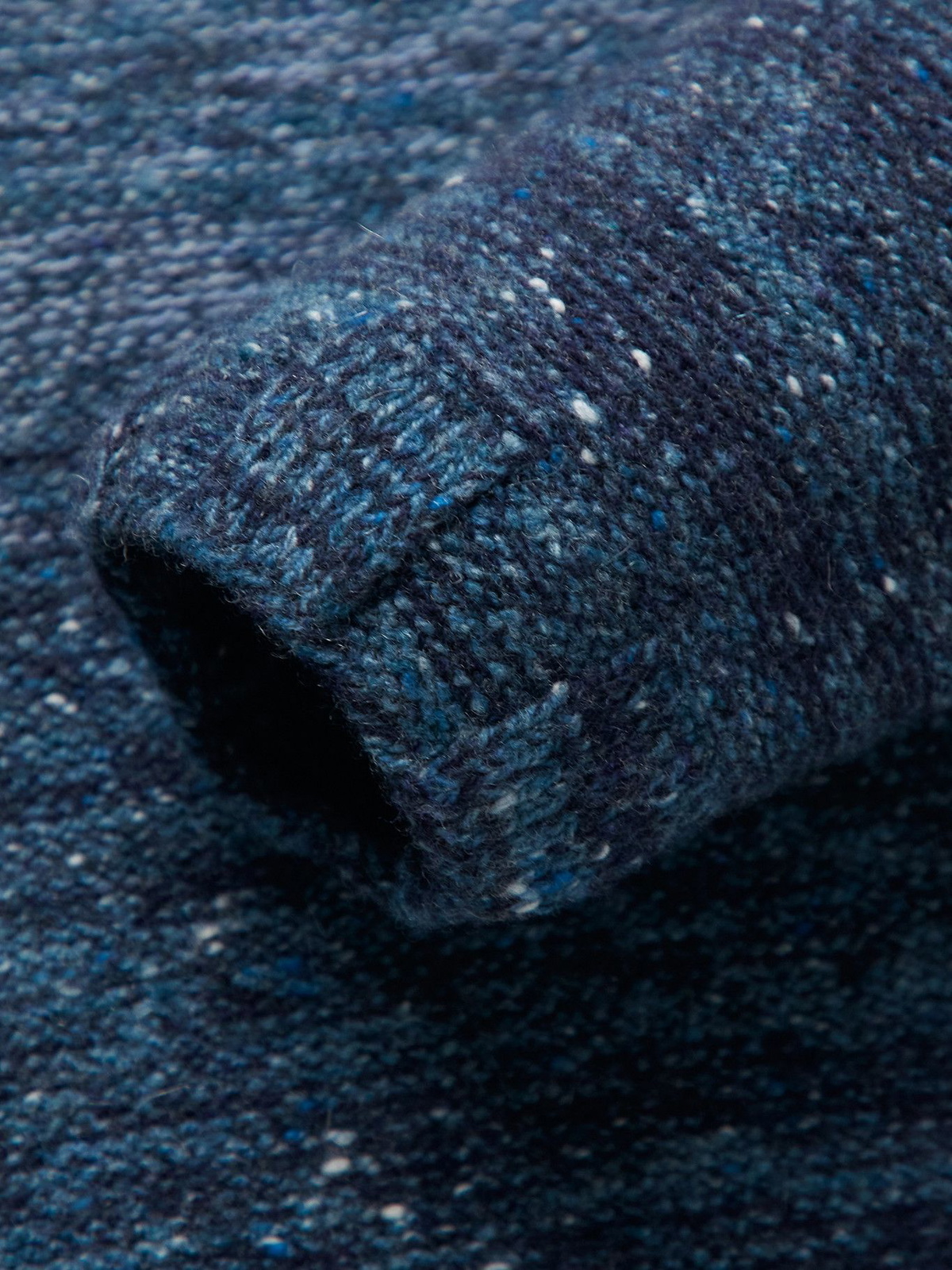 Inis Meáin - Dégradé Merino Wool and Cashmere-Blend Mock-Neck Sweater ...