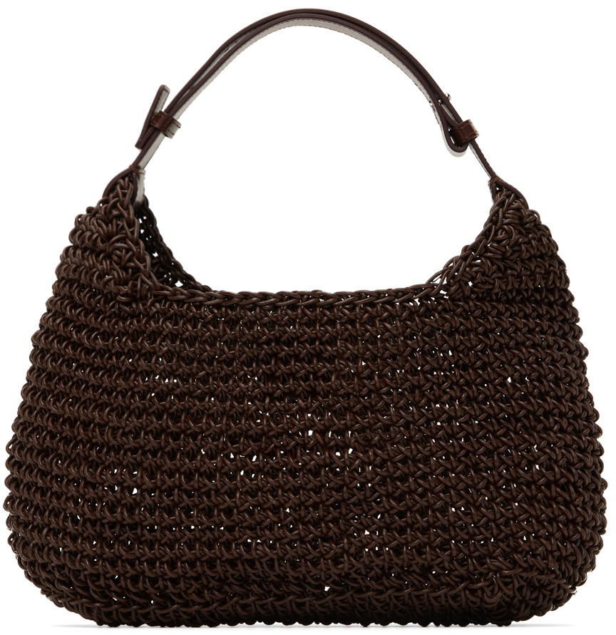 LOW CLASSIC Brown Weaving Shoulder Bag Low Classic