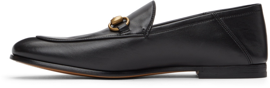 Gucci Black Leather Horsebit Loafers Gucci