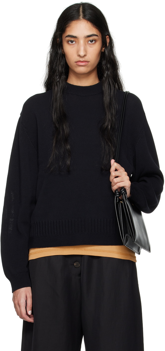 Studio Nicholson Navy Paola Sweater Studio Nicholson