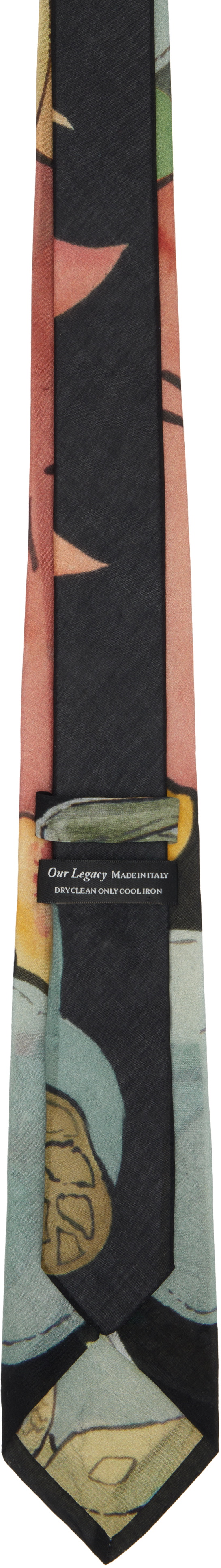 OUR LEGACY Multicolor Printed Tie Our Legacy