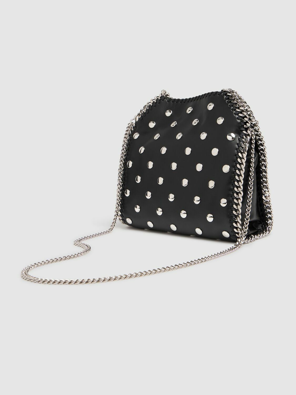 STELLA MCCARTNEY Mini Falabella Studded Top Handle Bag Stella McCartney
