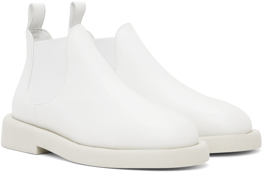 Marsèll White Gomme Gommello Chelsea Boots Marsèll