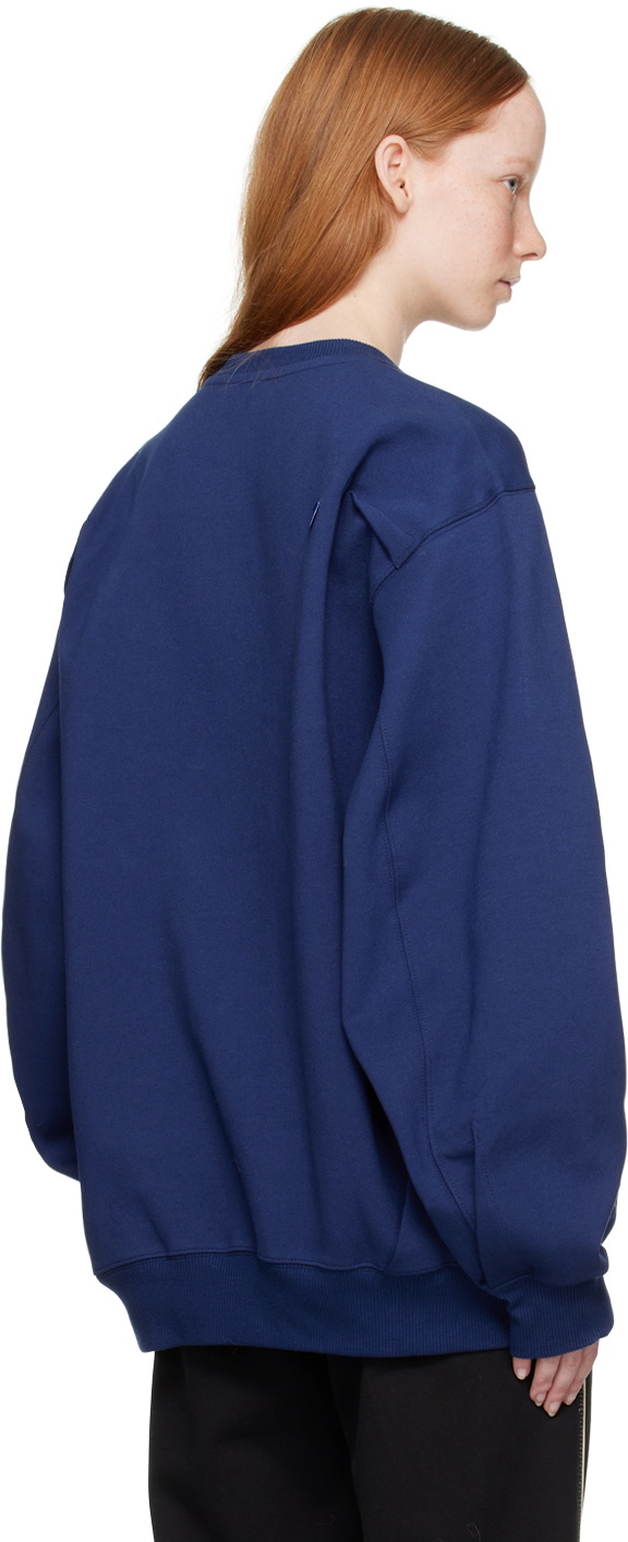 ADER error Navy Verif Sweatshirt ADER error