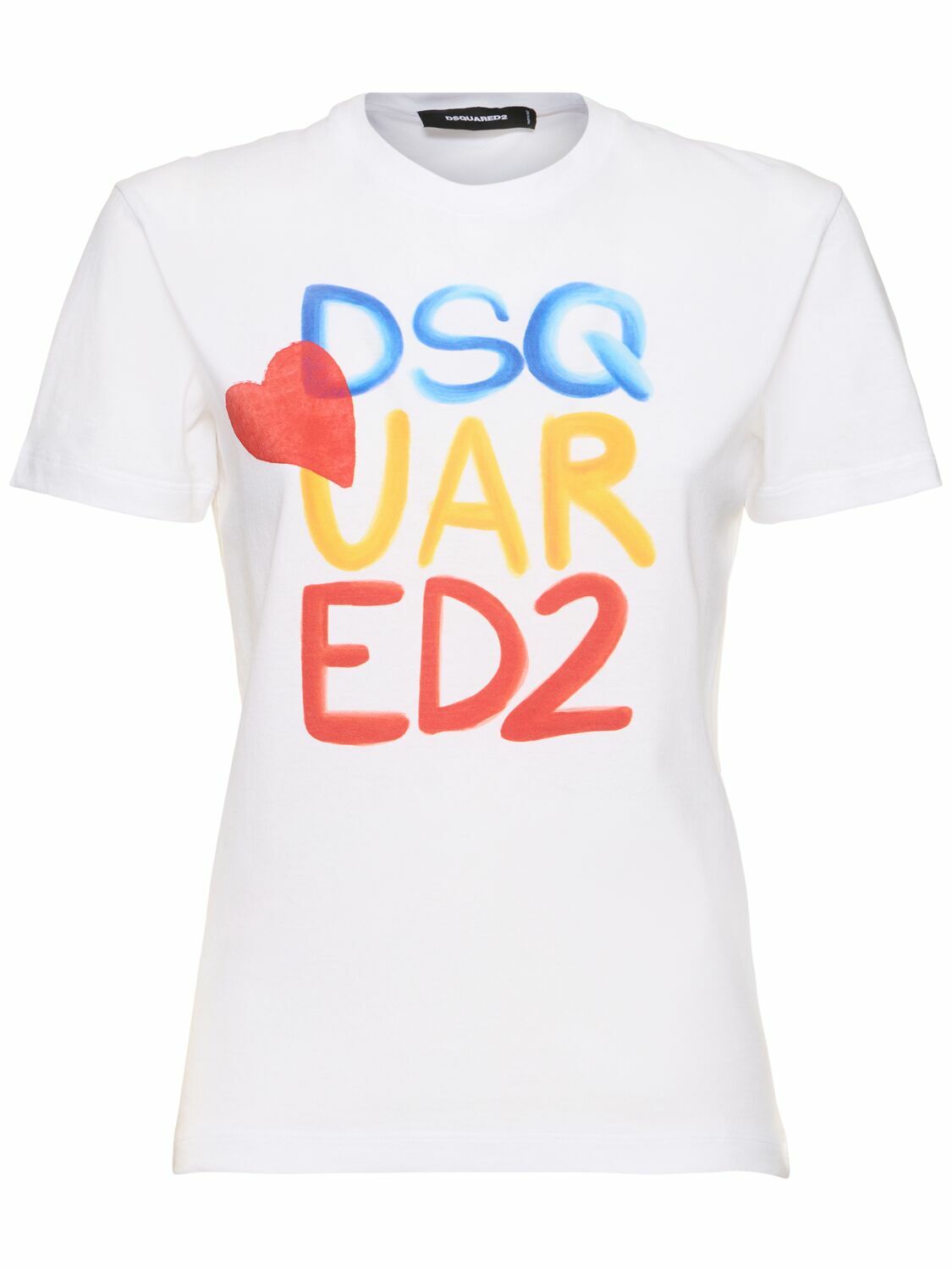 DSQUARED2 Cotton Jersey Logo T-shirt Dsquared2