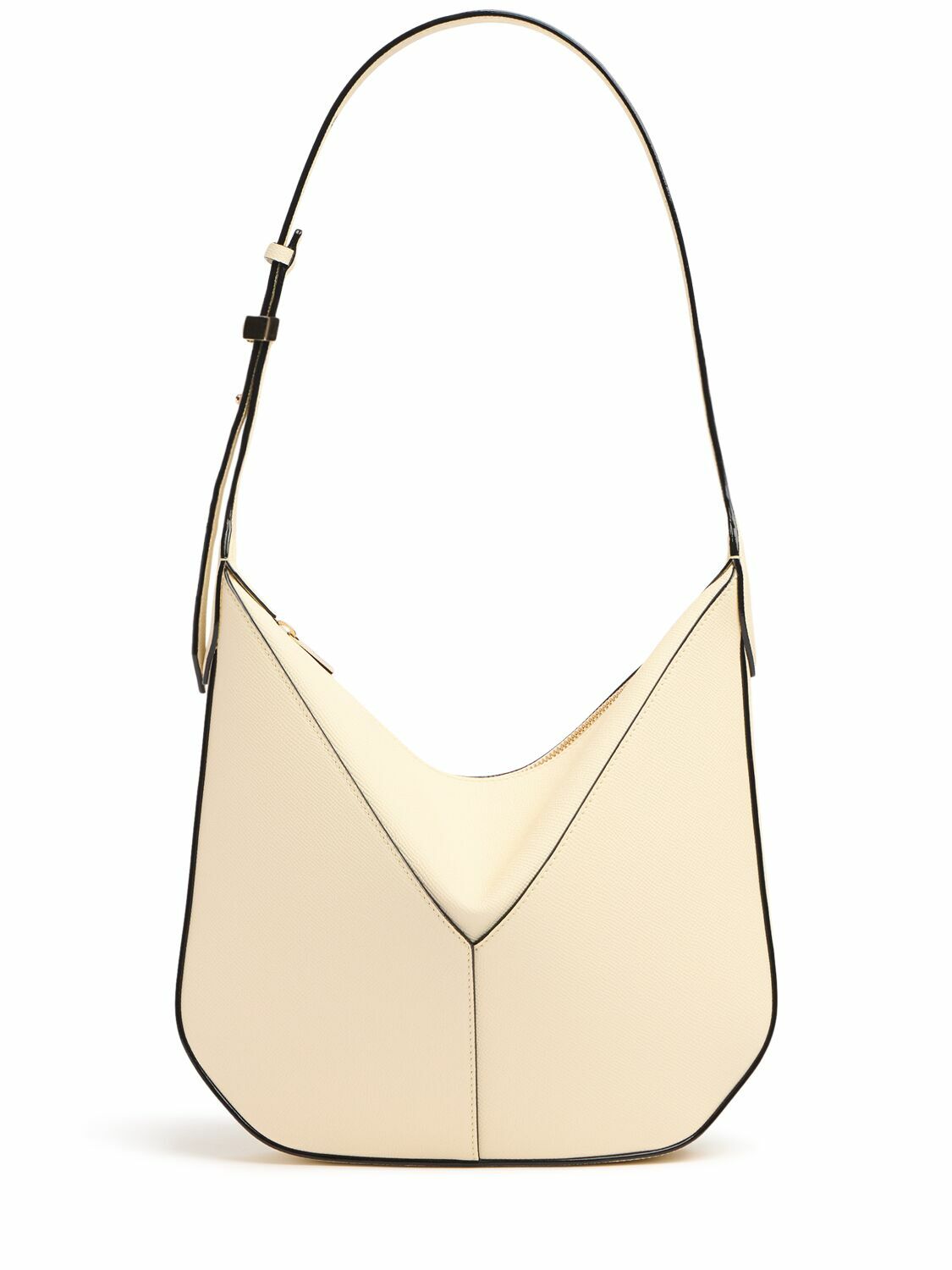 VALEXTRA Mini Viv Hobo Leather Bag Valextra