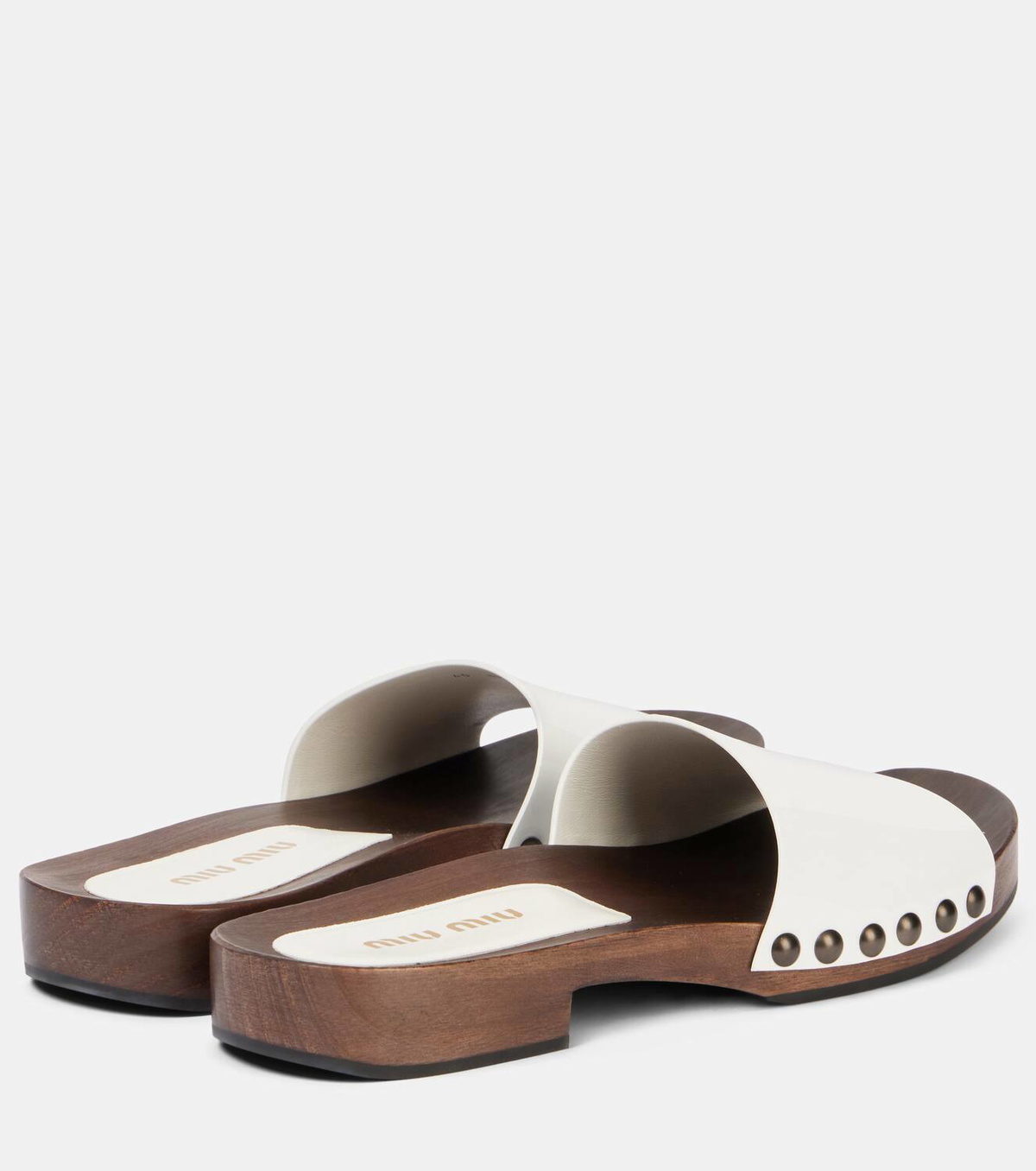 Miu Miu Patent leather clogs Miu Miu