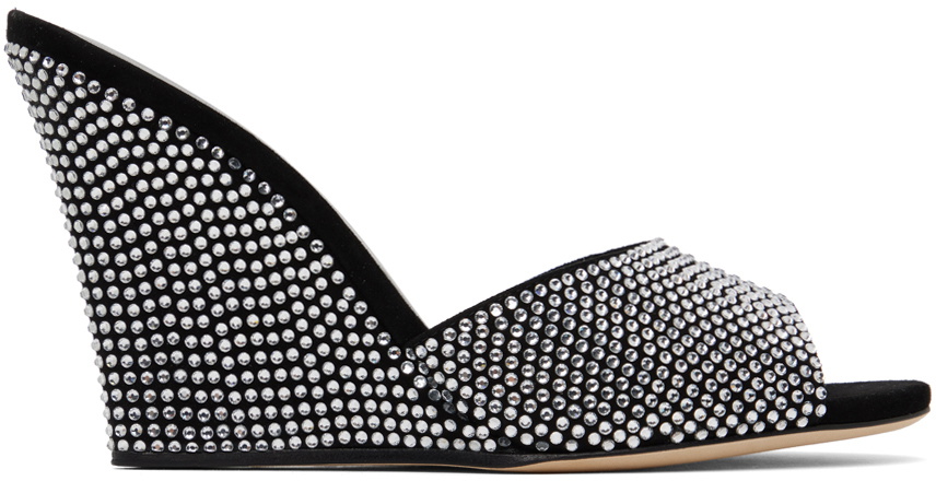 Paris Texas Black Wanda Heeled Sandals Paris Texas