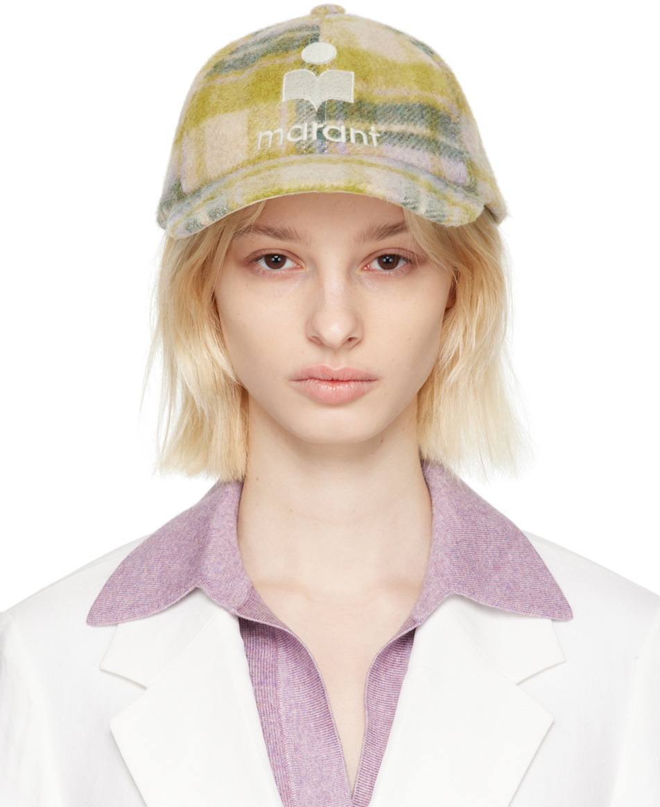Isabel Marant Yellow & Green Tyron Cap Isabel Marant