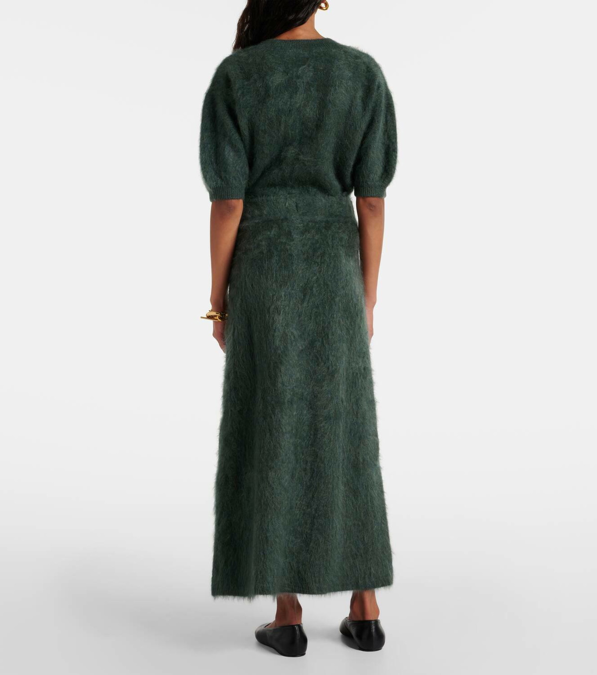 Lisa Yang Asta knitted cashmere midi skirt Lisa Yang