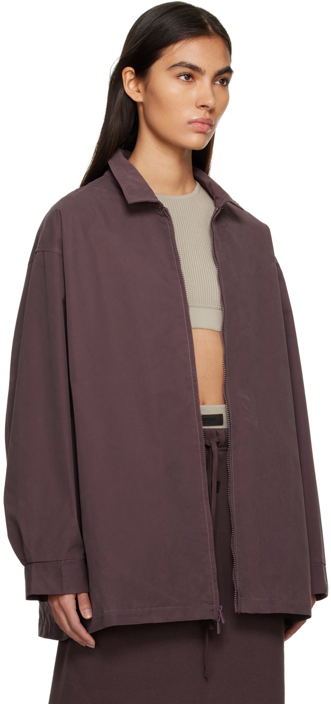 Fear of God ESSENTIALS Purple Zip Jacket Fear Of God Essentials