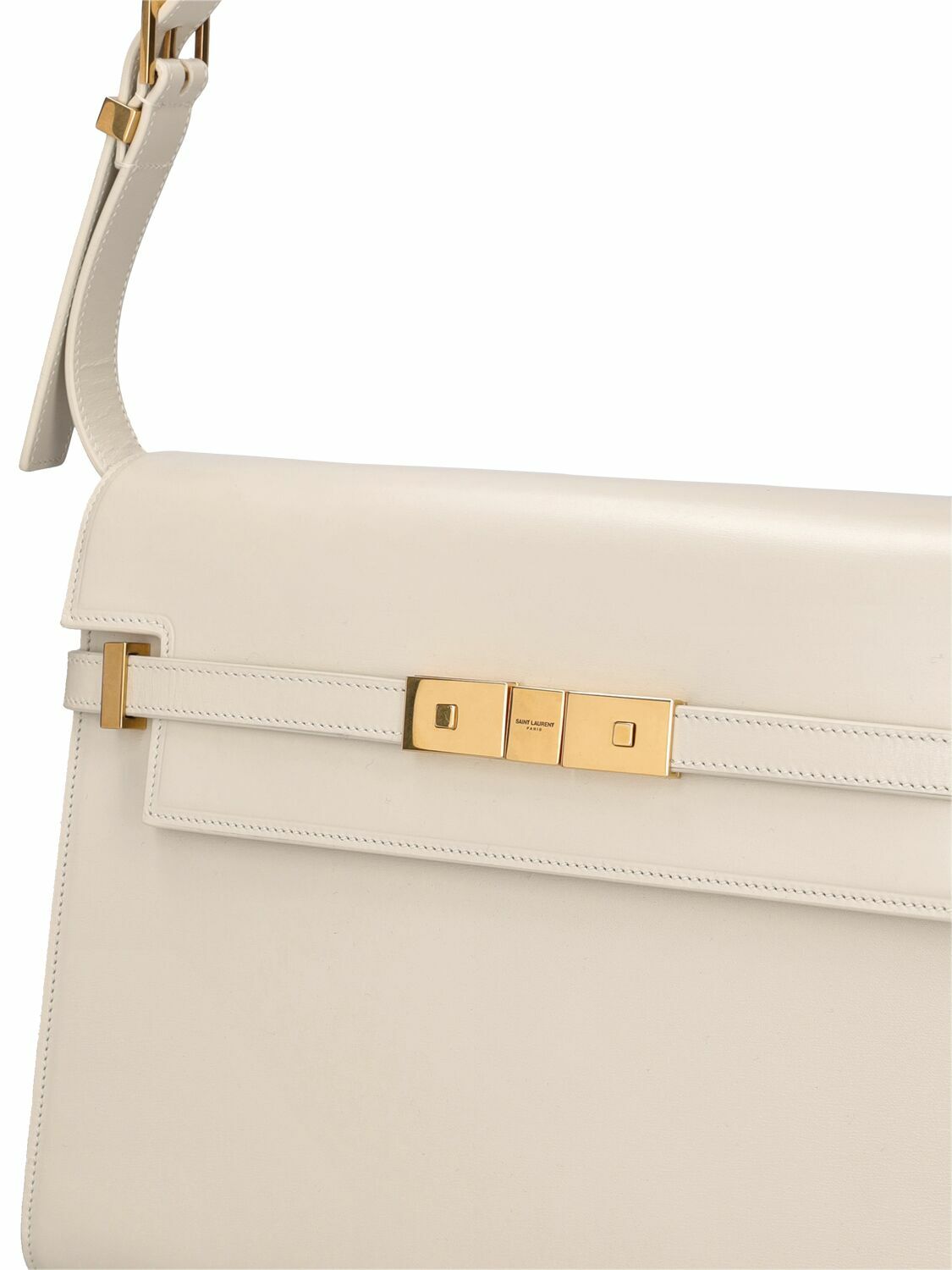 SAINT LAURENT - Manhattan Box Leather Bag Saint Laurent