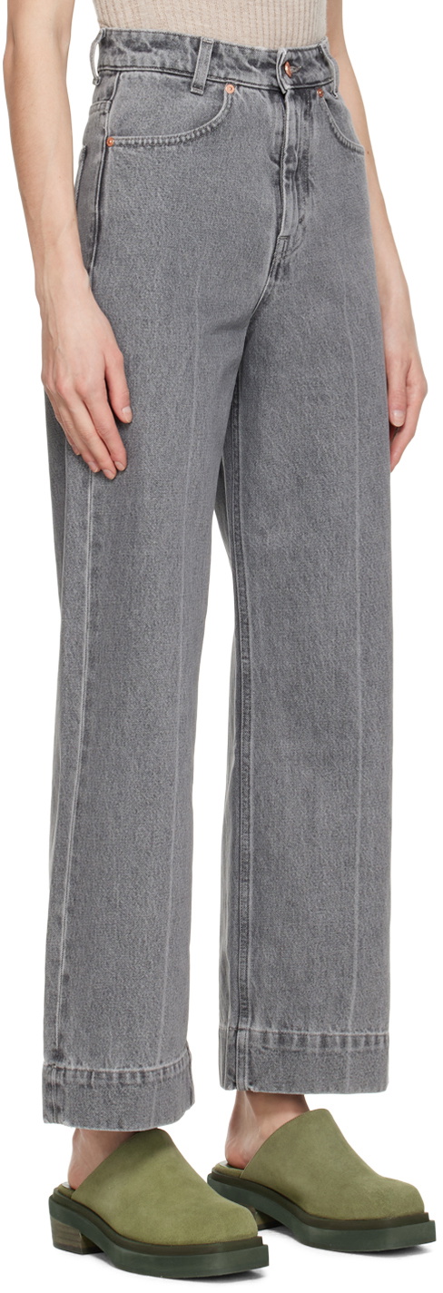 BITE Gray Laser Jeans BITE