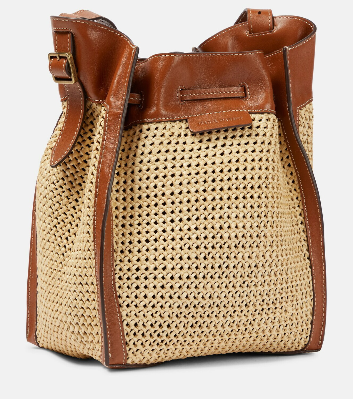 Isabel Marant - Buky leather-trimmed bucket bag Isabel Marant