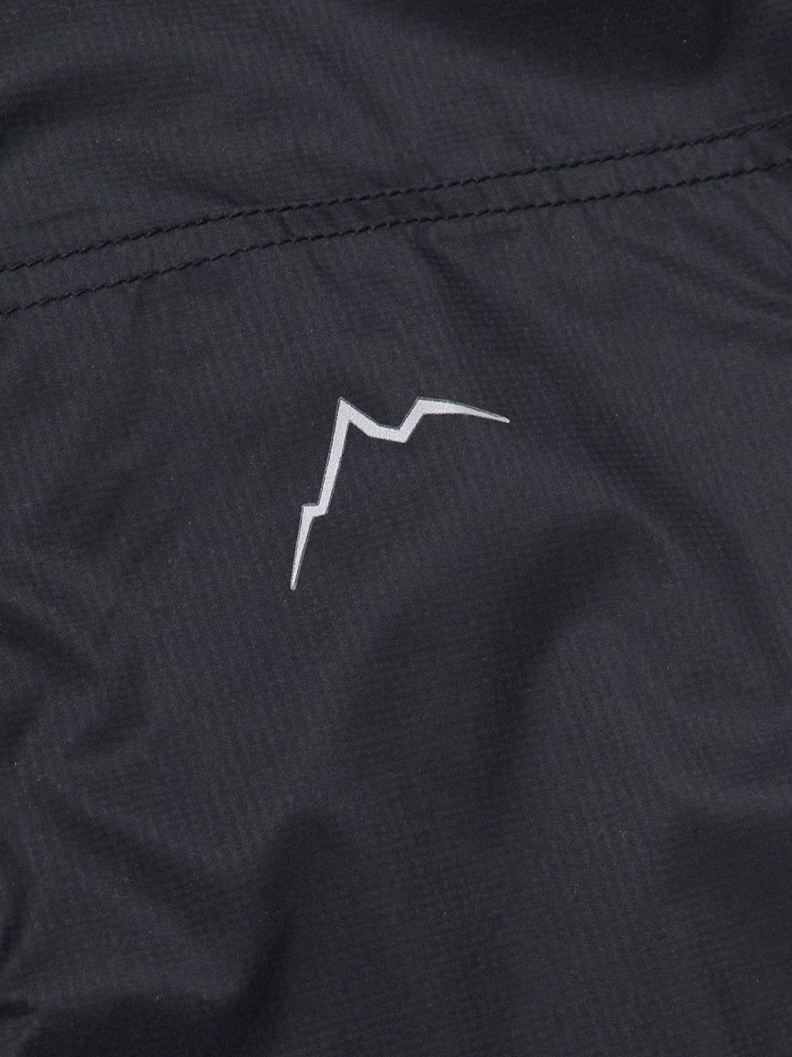 CAYL - Logo-Print Buckled Nylon-Ripstop Hooded Jacket - Black CAYL