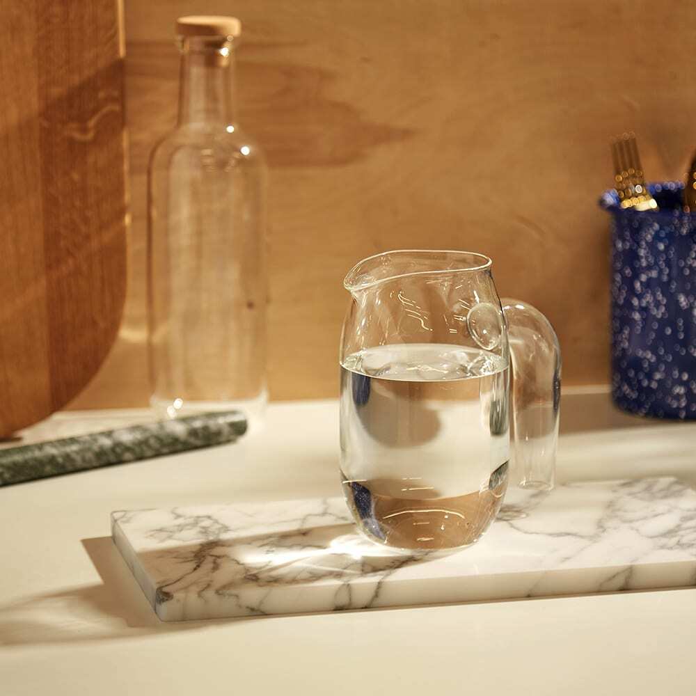 HAY Glass Jug in Clear HAY