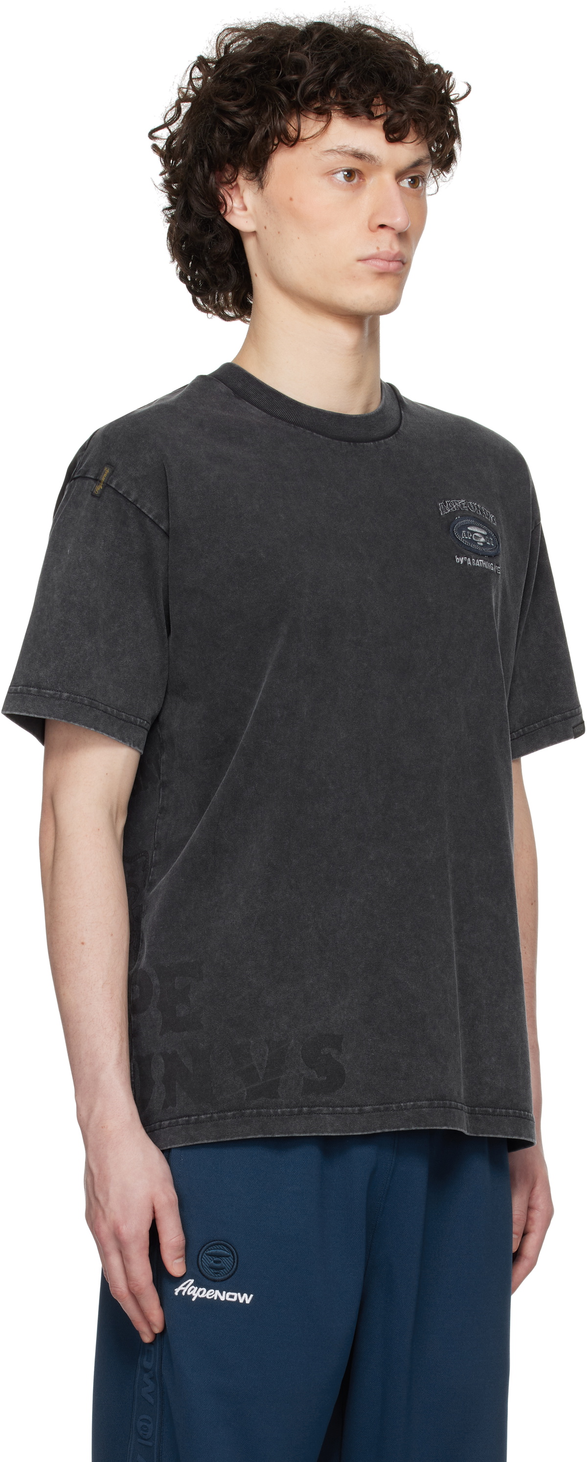 AAPE by A Bathing Ape Black Fancy Main T-shirt AAPE by A Bathing Ape