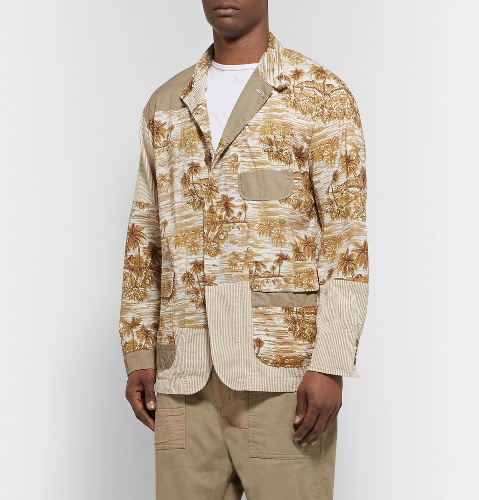 Engineered Garments - Patchwork Cotton Jacket - Beige Engineered Garments
