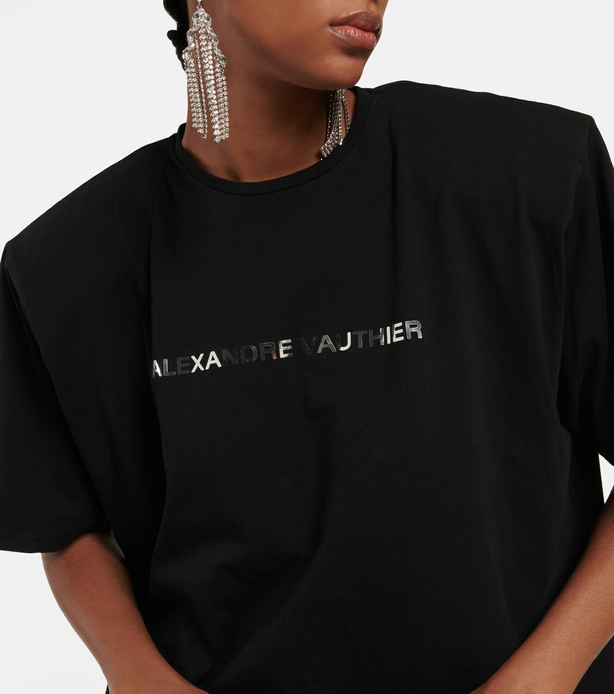 Alexandre Vauthier - Logo cotton jersey T-shirt Alexandre Vauthier