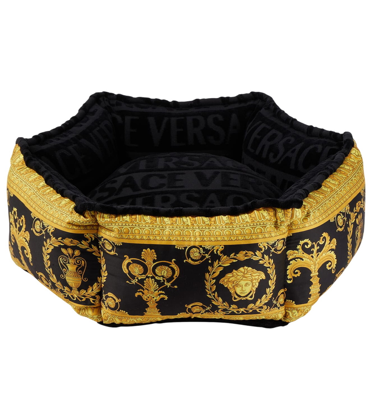 Versace Home I ♡ Baroque Small cotton dog bed Versace