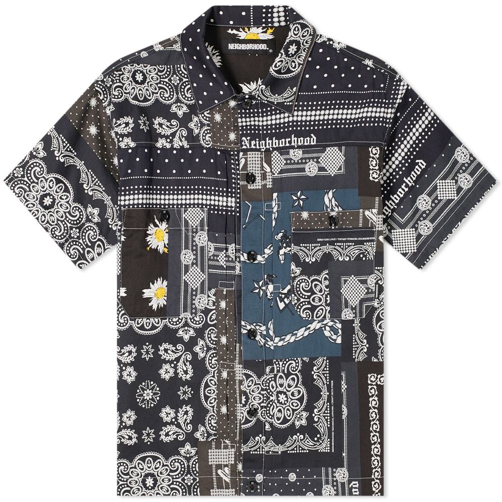Neighborhood Short Sleeve Bandana Shirt Neighborhood