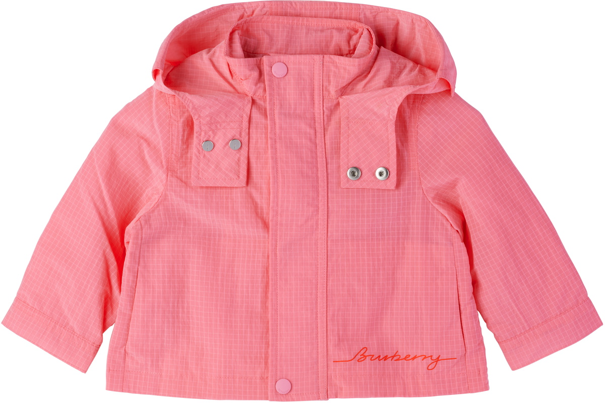 Burberry Baby Pink Nylon Jacket Burberry