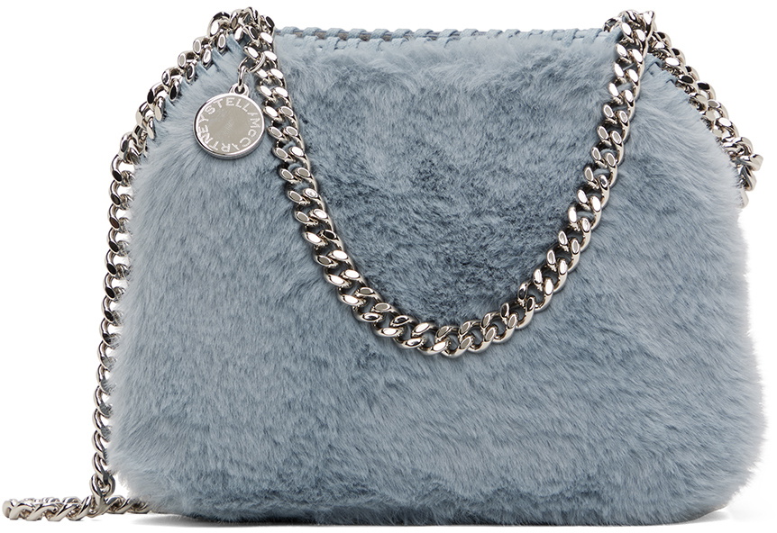 Stella McCartney Blue Mini Falabella Shoulder Bag Stella McCartney
