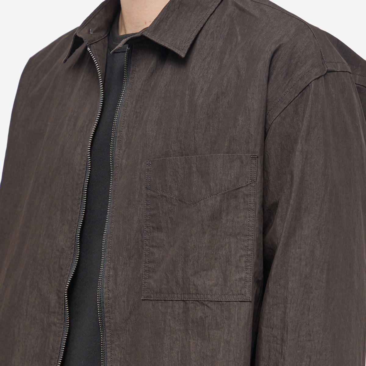 FrizmWORKS Men's Full Zip Shirt in Black FrizmWORKS