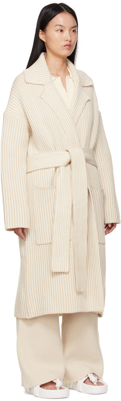 Joseph Beige Merino Wool Coat Joseph