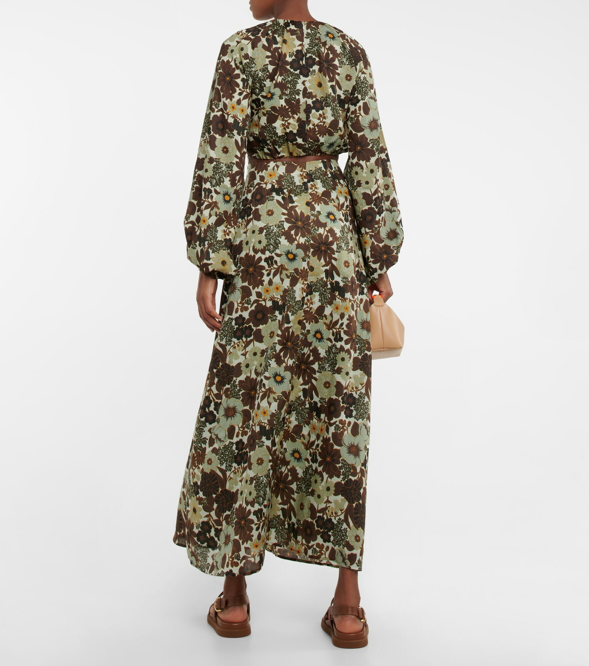 SIR - Constantine floral ramie maxi skirt SIR.