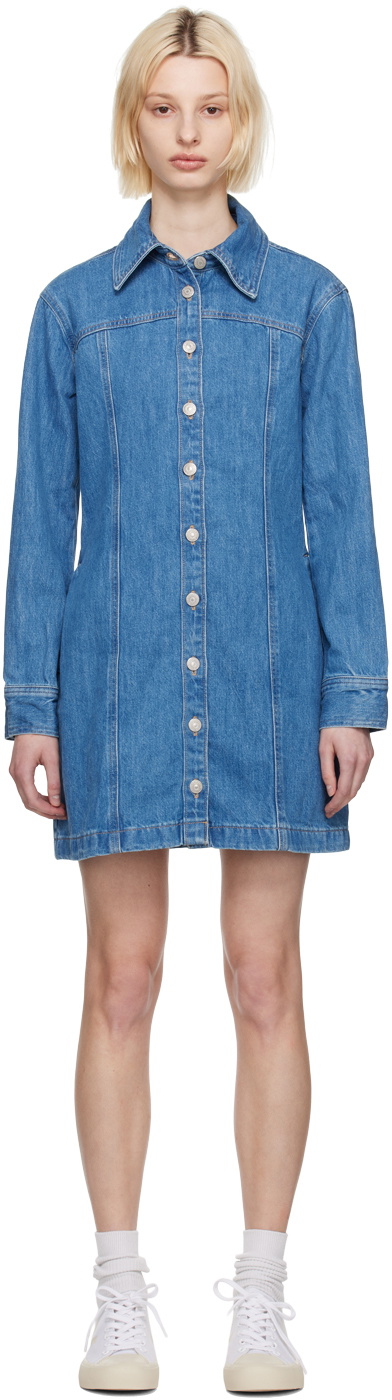 Levi's Blue Shay Denim Minidress Levi's Red