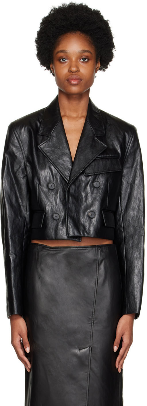 Recto Black Crop Jacket Recto