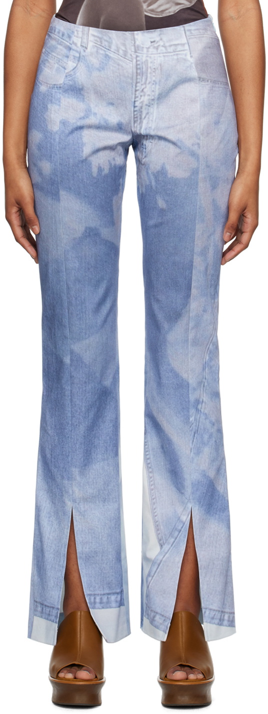 ELLISS Blue Handy Jean Print Jeans ELLIS