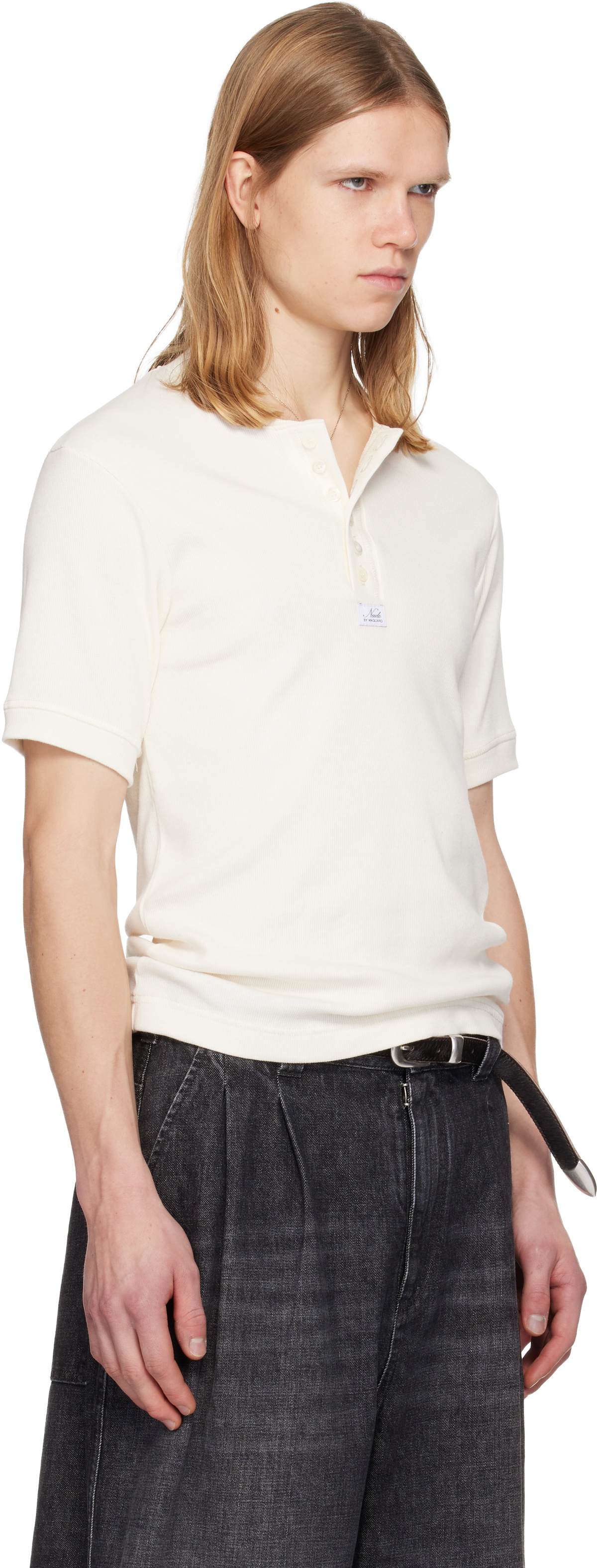 Magliano Off-White 'Nudo' Serafino Henley Magliano