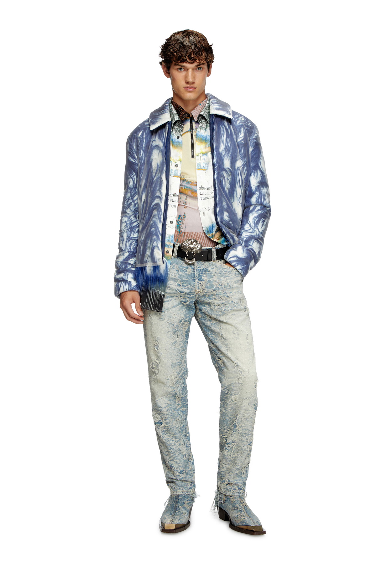 Diesel Regular Jeans - 2023 D-Finitive - Jeans Mens in Blue Diesel