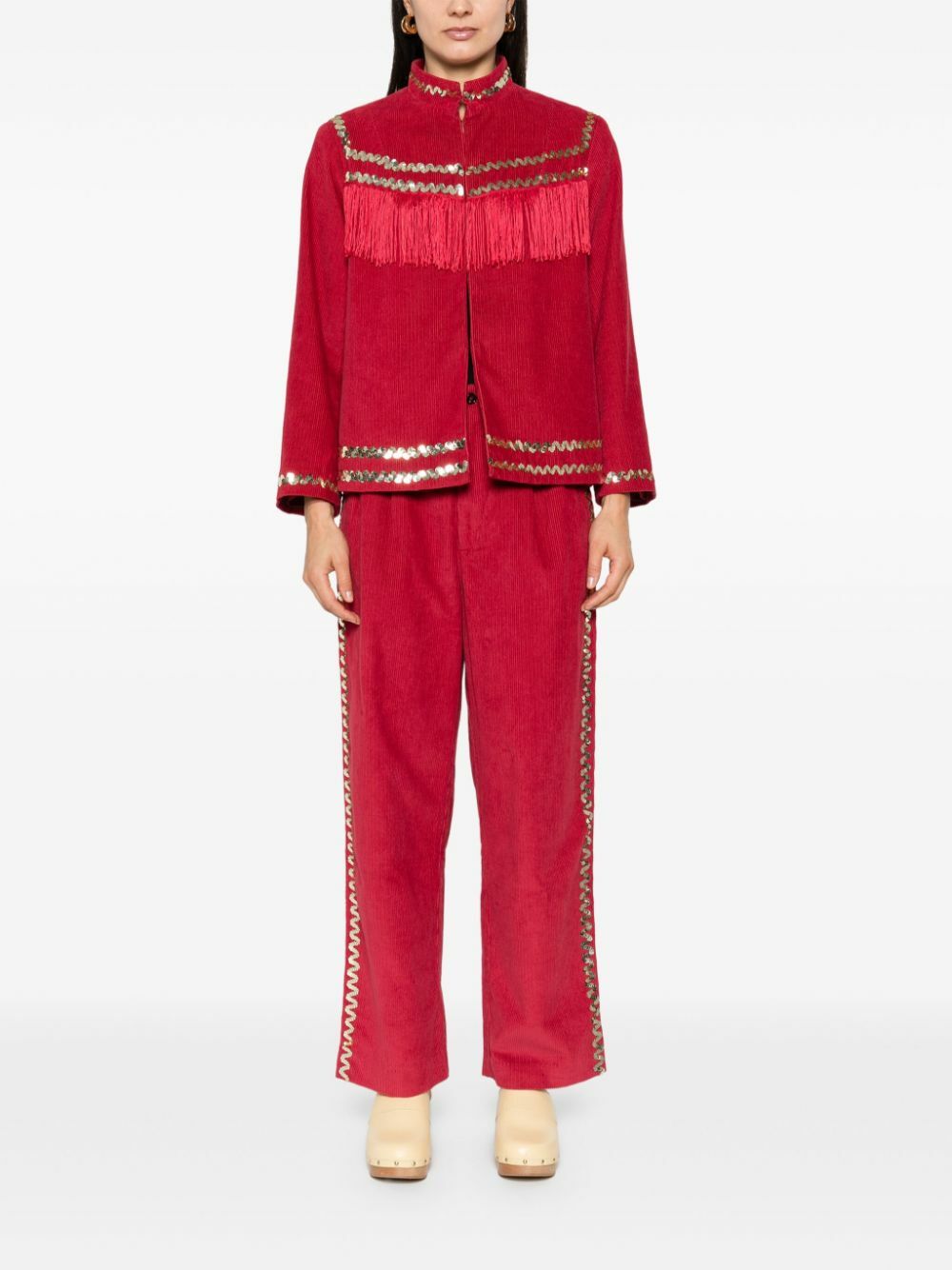 BODE Red Bandstand Jacket Bode