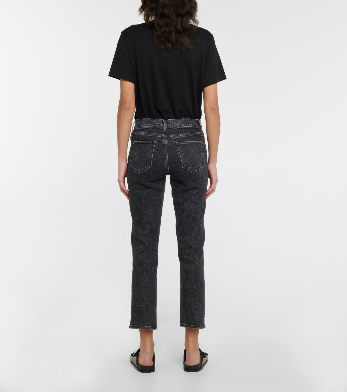 Frame - Le High Straight high-rise jeans Frame Denim