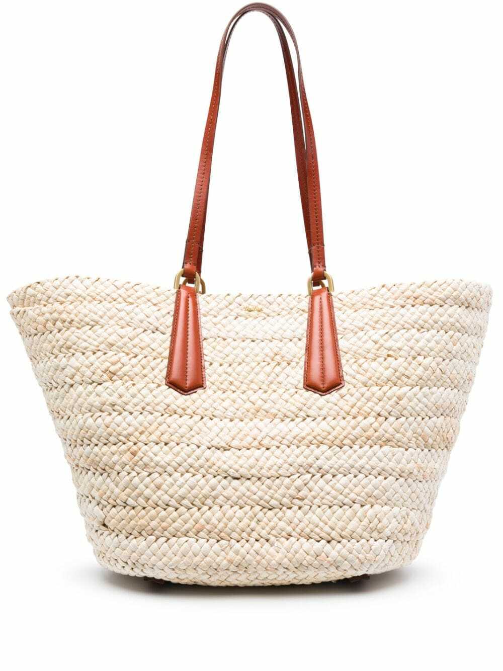 MAX MARA - Xl Straw Tote Bag Max Mara