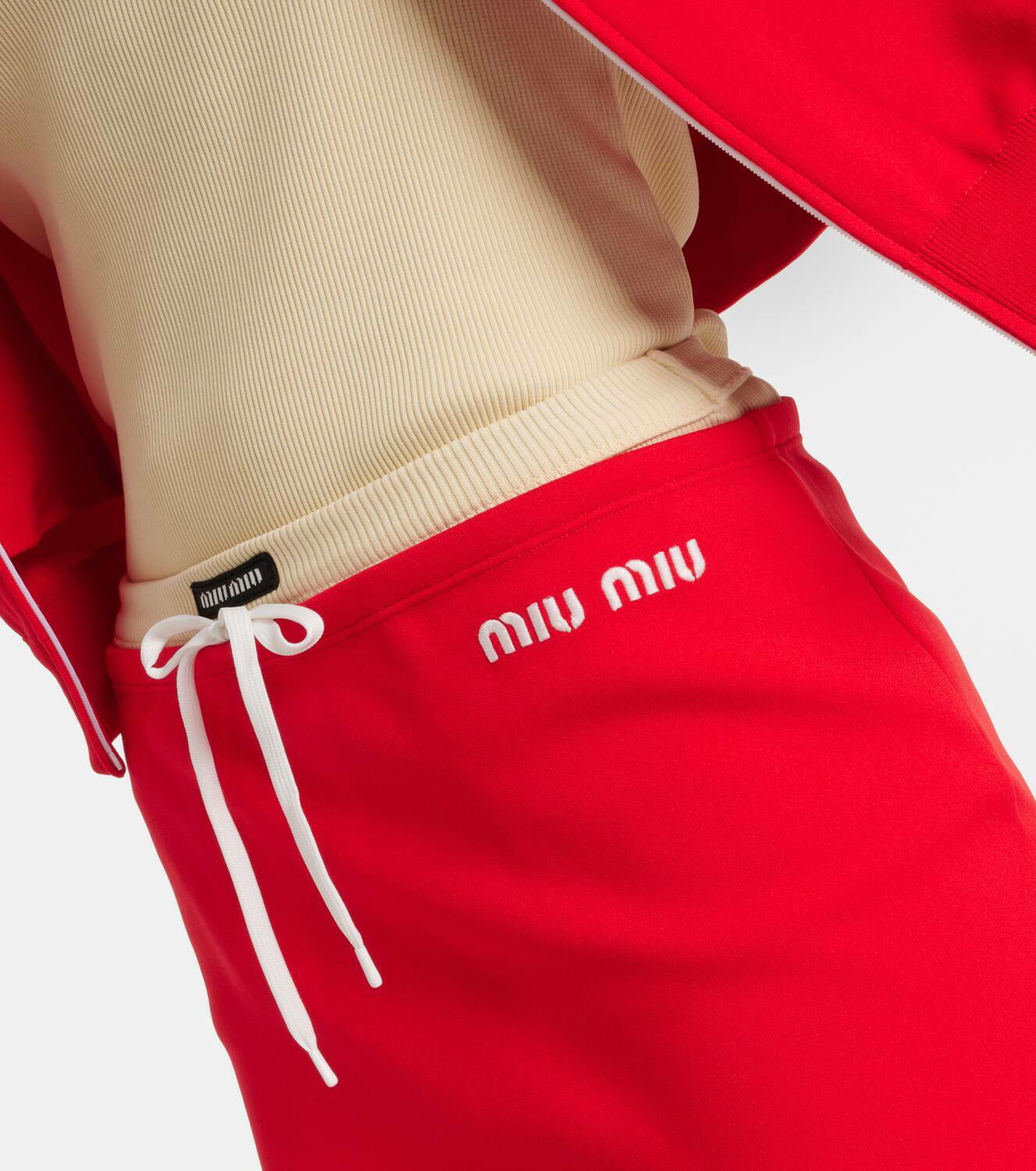 Miu Miu Logo miniskirt Miu Miu