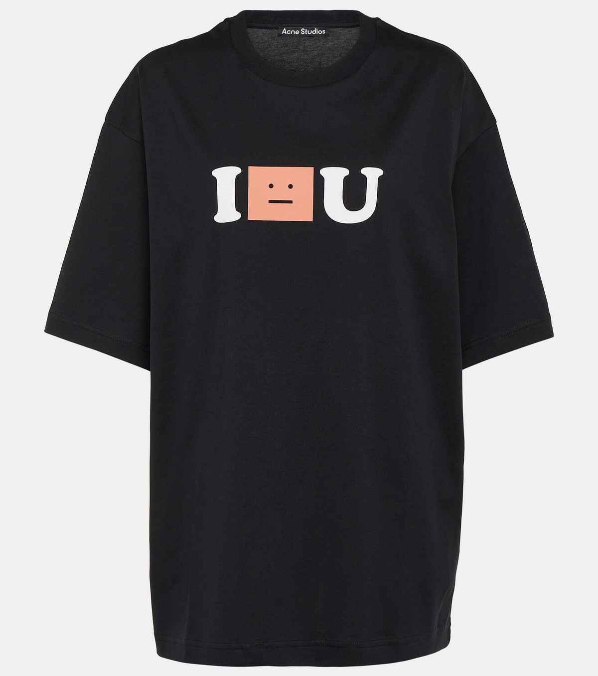 Acne Studios Face logo cotton jersey T-shirt Acne Studios