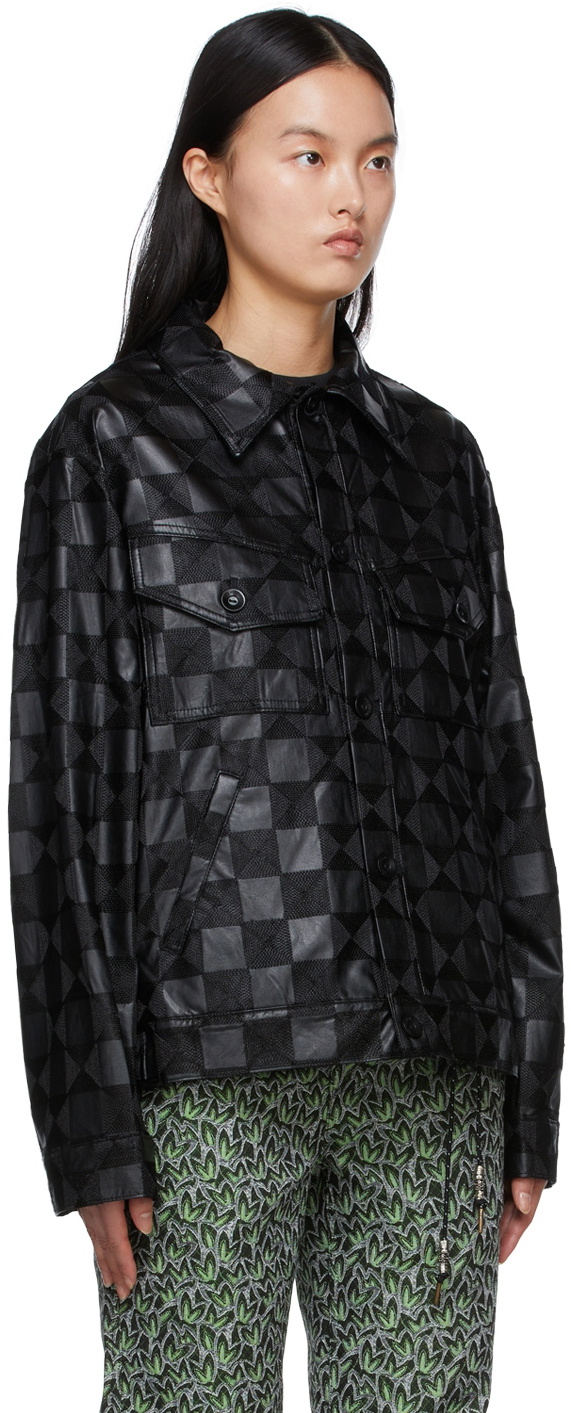 Andersson Bell Black Rayon Jacket Andersson Bell