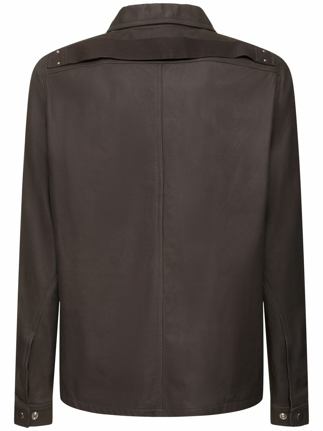 RICK OWENS Brad Zip-up Leather Jacket Rick Owens
