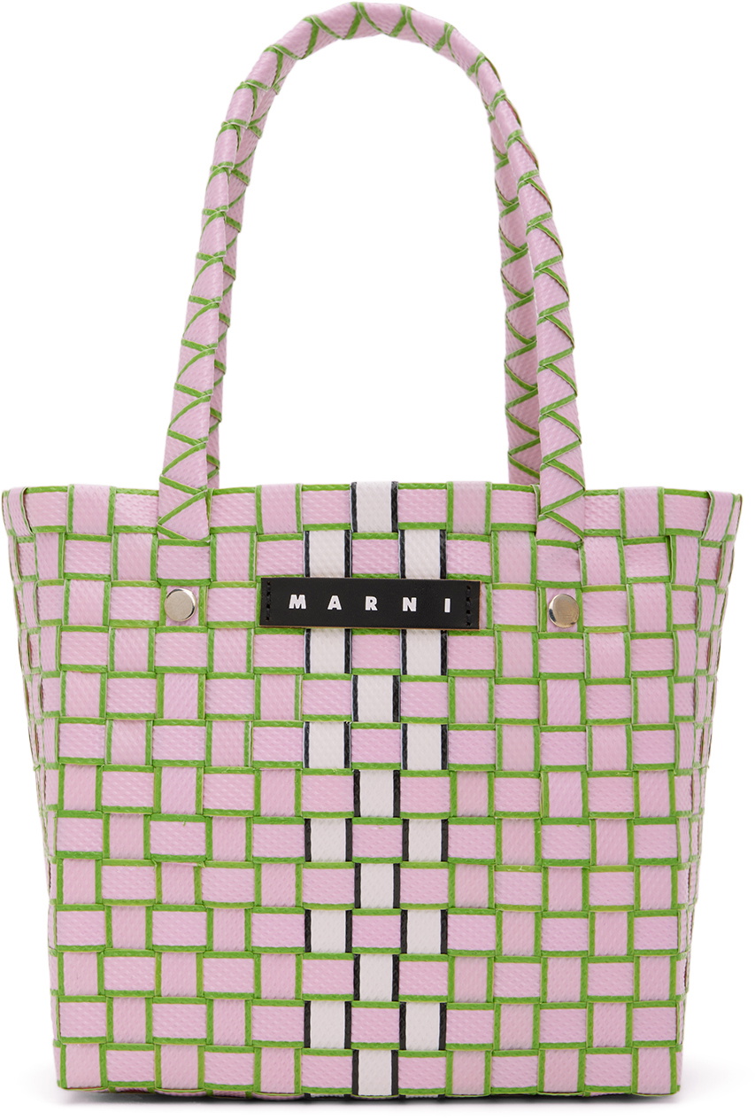 Marni Kids Multicolor Box Basket Tote Marni
