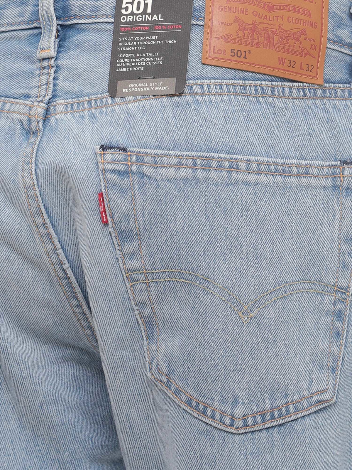 Levi's 501 Original Jeans With Iconic Tag Levi's Red